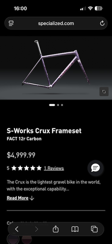 2026 S-Works Crux For Sale