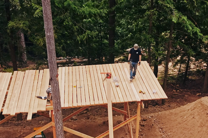 Video: Reece Wallace Mills Lumber to Build a New Freeride Feature From ...