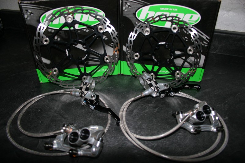 2009 Hope - TECH M4 - New - Front/Rear - Floating/Stainless For Sale