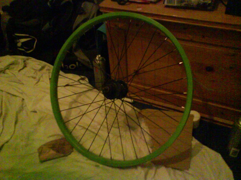 24seven 24 inch wheel GREEN (like spank) For Sale