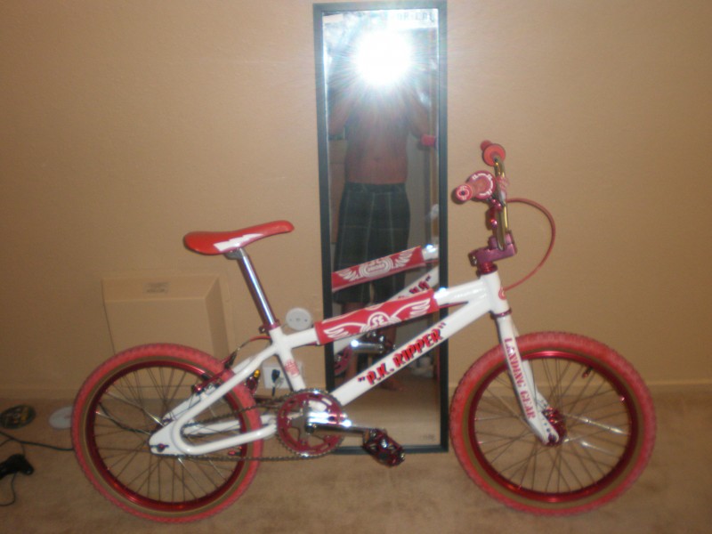2009 retro red and white pk ripper For Sale