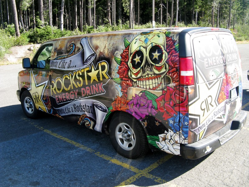 Rockstar Van at Fr Cup Finals in Government Camp, Oregon, United States ...