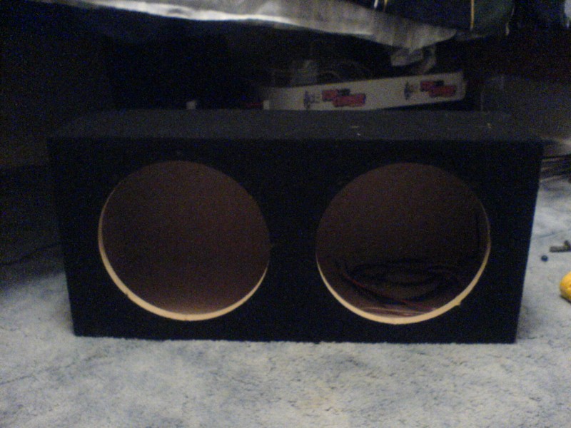 sony deck or dual 12 inch sub box sealed For Sale