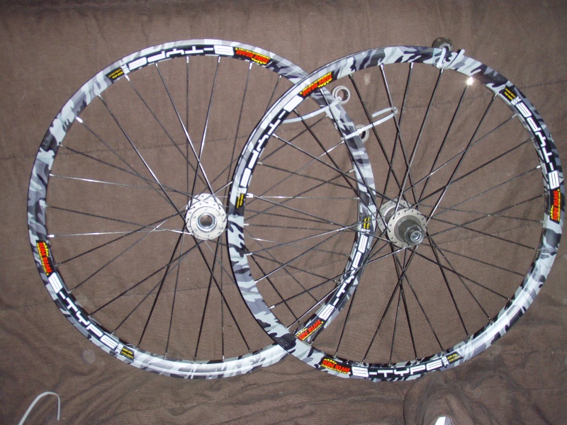 Sun S-type wheelset Camo w/ ringle hubs For Sale