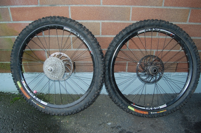 Wheel Set with Shimano Saint hubs For Sale