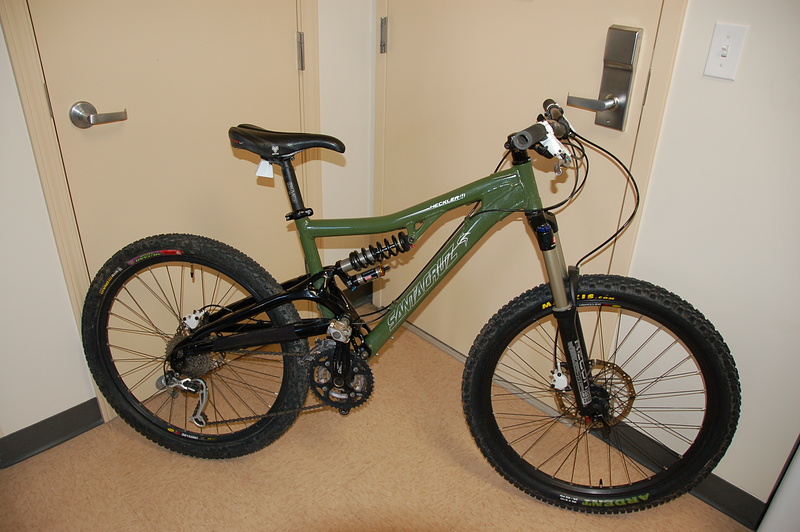 2010 Santa Cruz Heckler (Green and Black, Medium) For Sale