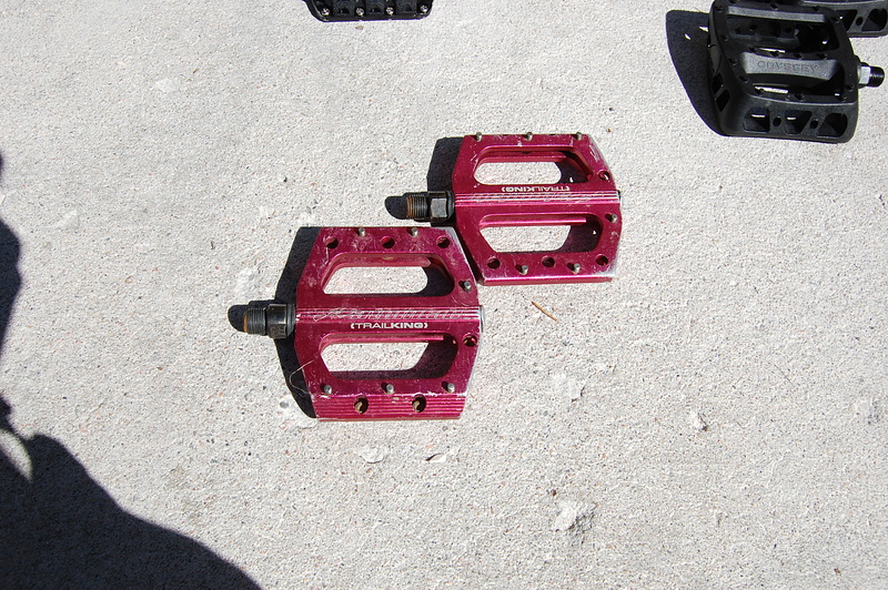 Atomlab Trailking Pedals -- Custom Pink Anodized For Sale