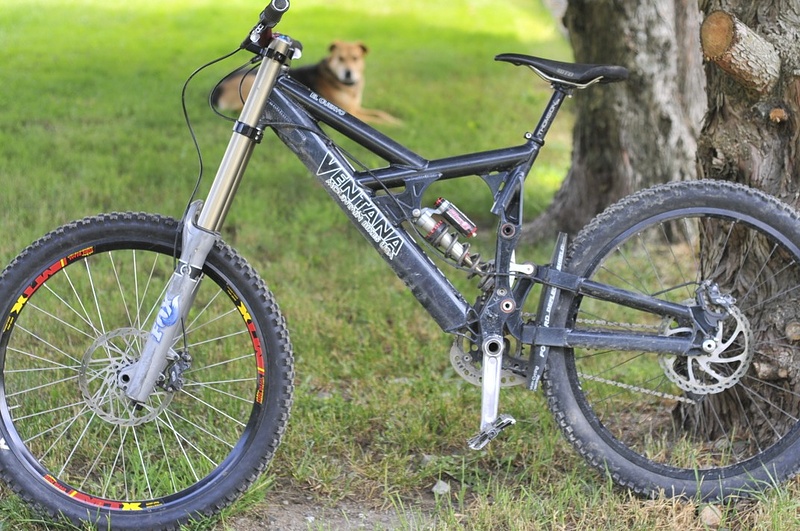 2008 Ventana El Cuervo DH bike (large), Elka/40, loaded For Sale