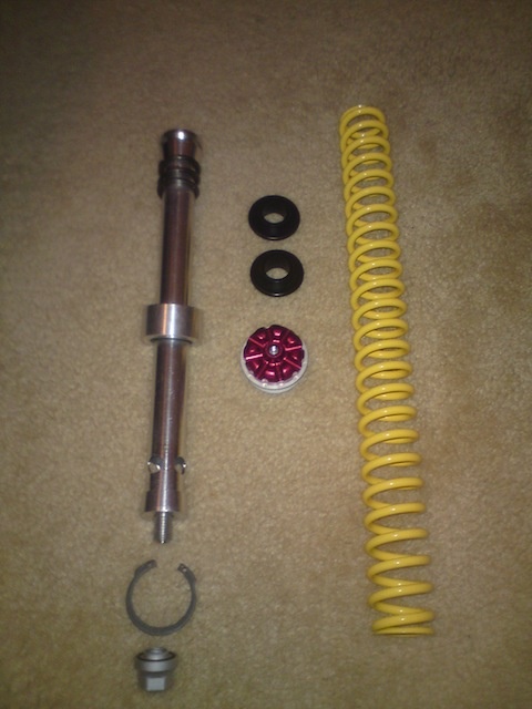 2009 Marzocchi 66 RC3 Coil Spring Assembly, convert 08/09 66 ATA For Sale