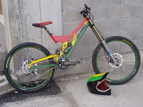 rasta dh bike at RASTA in Monterrey, México - photo by joslatapi - Pinkbike