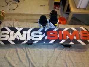 sims protocol 151 with burton boots For Sale
