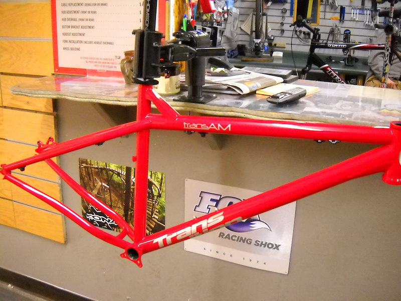 2010 Transition Trans Am frame/extras Size-Med. For Sale