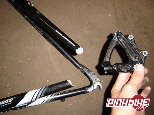 show us your snapped bikes - Page 21 - Pinkbike Forum
