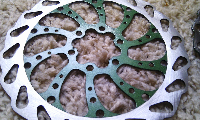 Brand New Pair of Ltd Edition Green 160mm Rotors. For Sale