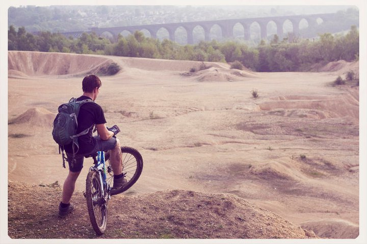 me at Steetley Quarry in Doncaster, United Kingdom - photo by gazbmx ...