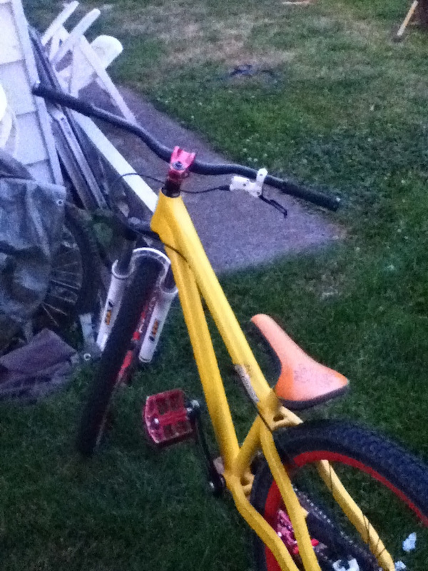 Custom yellow banshee amp will trade for transition top For Sale