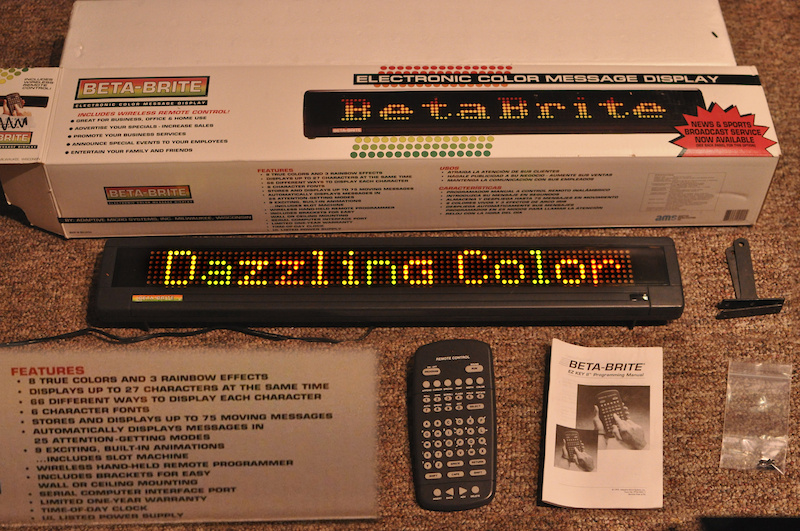 NEW LED Sign For Your Shop! Comes with Wireless Remote NEW! For Sale