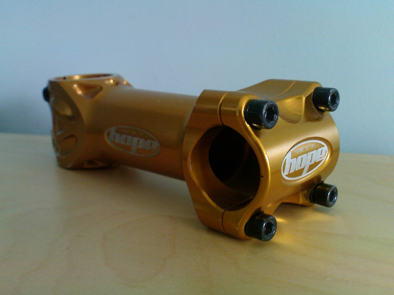 HOPE Stem Gold 110mm x 25.4 ON EBAY For Sale