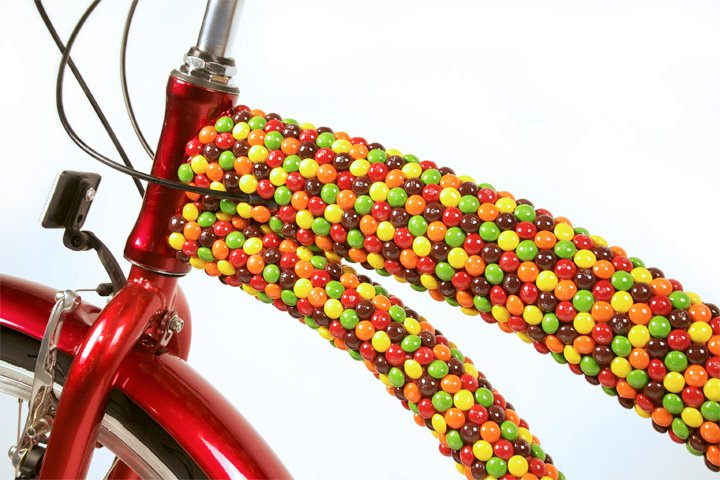 skittles rider. at skittles bike in Mississauga, Ontario, Canada ...