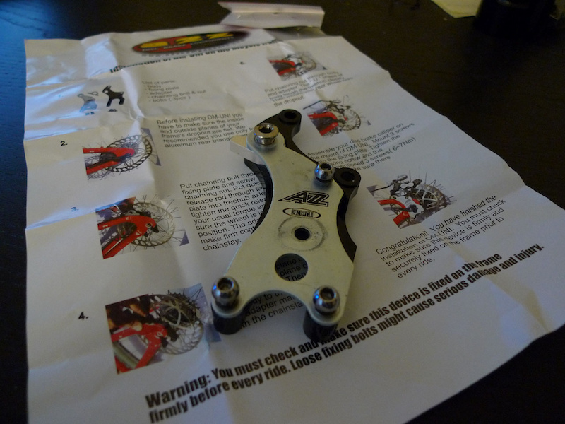 A2Z Disc Brake Frame Adapter For Sale