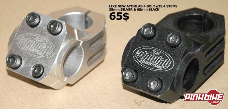 Atomlab Stem - black 65mm For Sale