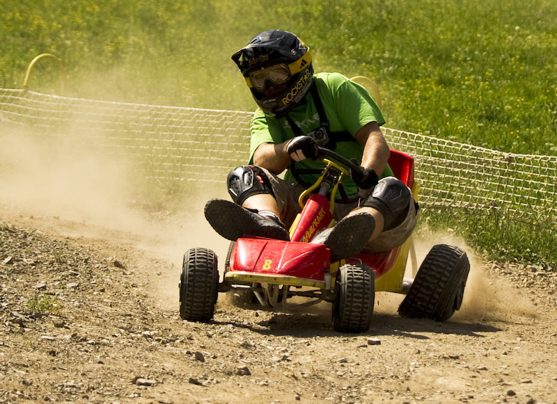 Steve Romaniuk at Devil Karts in Chatel, France - photo by stund - Pinkbike