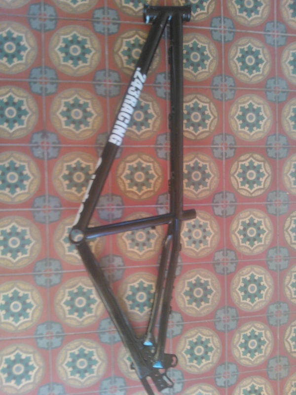 .243 racing hardtail frame 13 inch seat tube 23.5 top tube For Sale