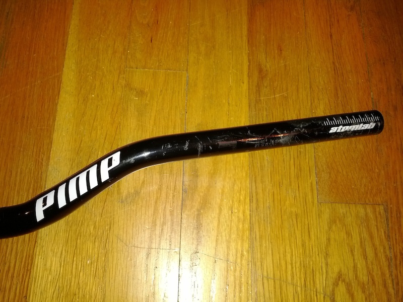 AtomLab Pimp Bars - 25.4 - Black - High - Uncut For Sale