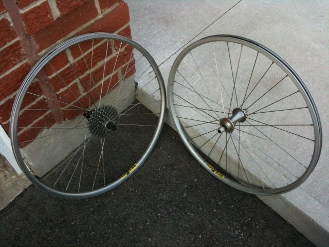 Mavic 238 MTB wheel set 26" $50 O.B.O. in GTA!!! For Sale