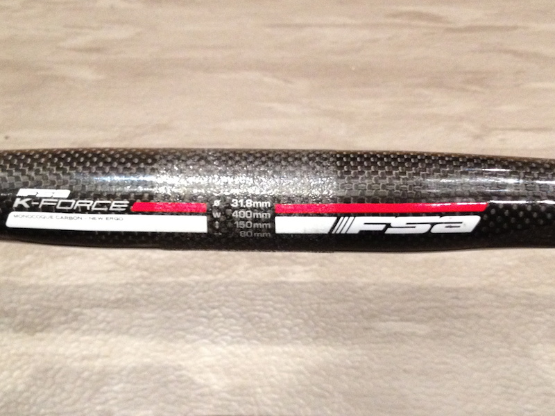 FSA K-Force Carbon - New Ergo 400mm Handle Bars For Sale