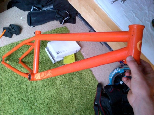 Fly Luna Bmx Frame 21'' Orange For Sale