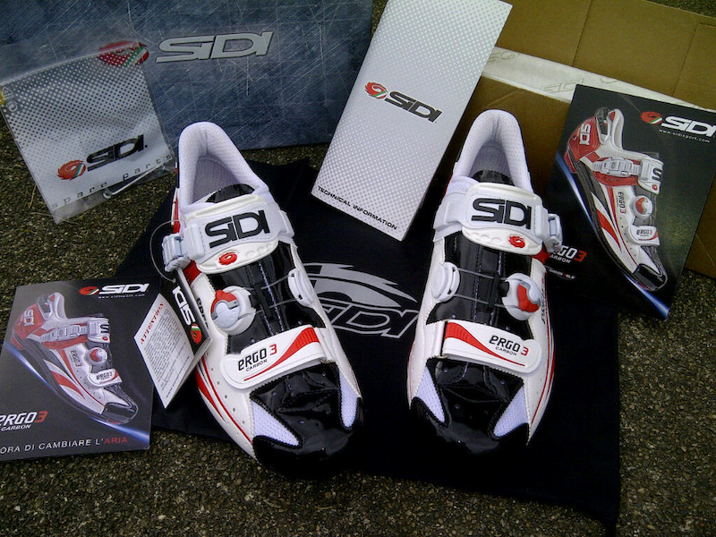 Sidi Ergo 3 Size 45 Red/Blk/Wht For Sale