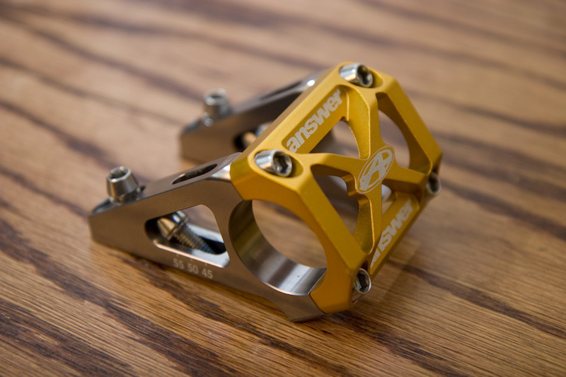 Answer DH Direct Mount Gold Stem for Dorado 40 Boxxer For Sale