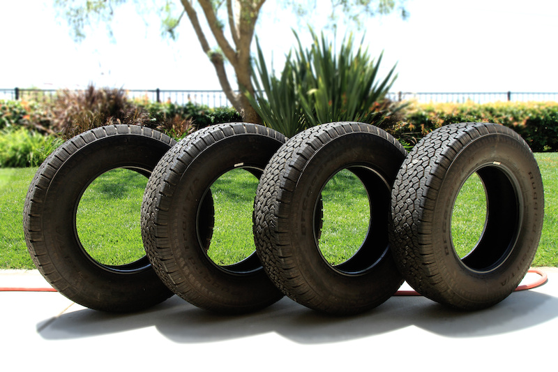 LT 245/75/R17 Bfgoodrich rugged trail T/A tires For Sale
