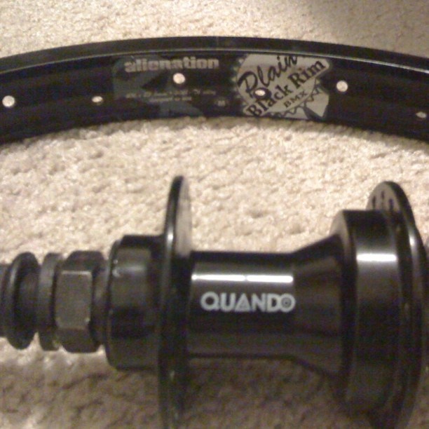 SELLING ALIENATION PBR RIM AND QUANDO HUB $25 FIRM For Sale