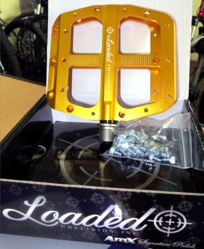 loaded amx pedals! gold! For Sale