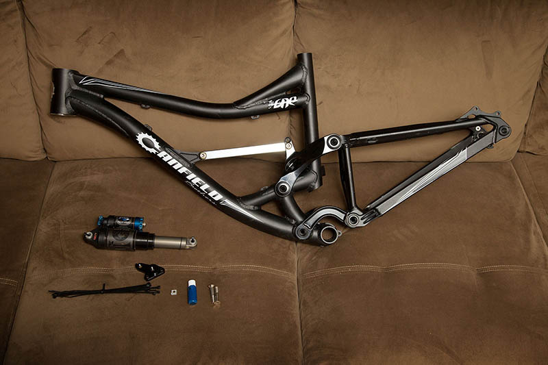 2011 Canfield Brothers The One Frame, Size Medium, Black Ano For Sale