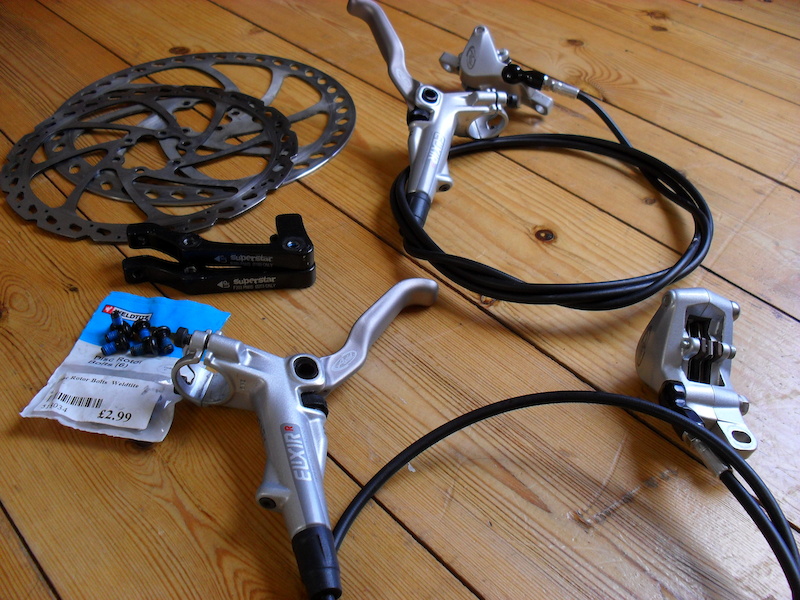 AVID ELIXIR R DISC BRAKES COMPLETE SET For Sale