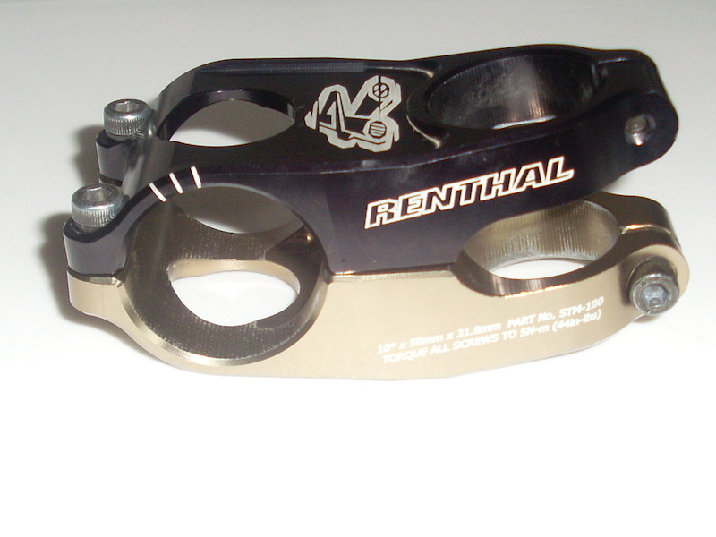 Renthal duo stem 50mm oversize bars For Sale