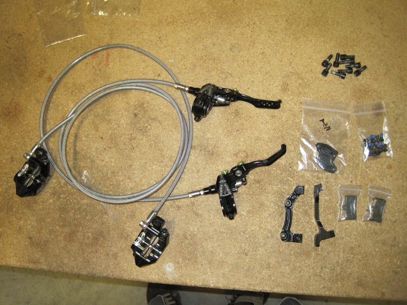Hope Tech Evo M4, black special edition with floating rotors For Sale