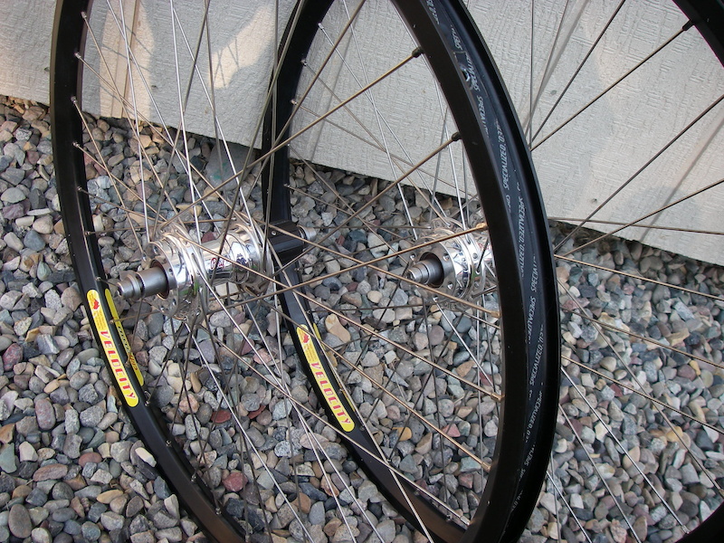 26" mountain touring wheelset, Phil Wood hubs, Velocity Clif For Sale