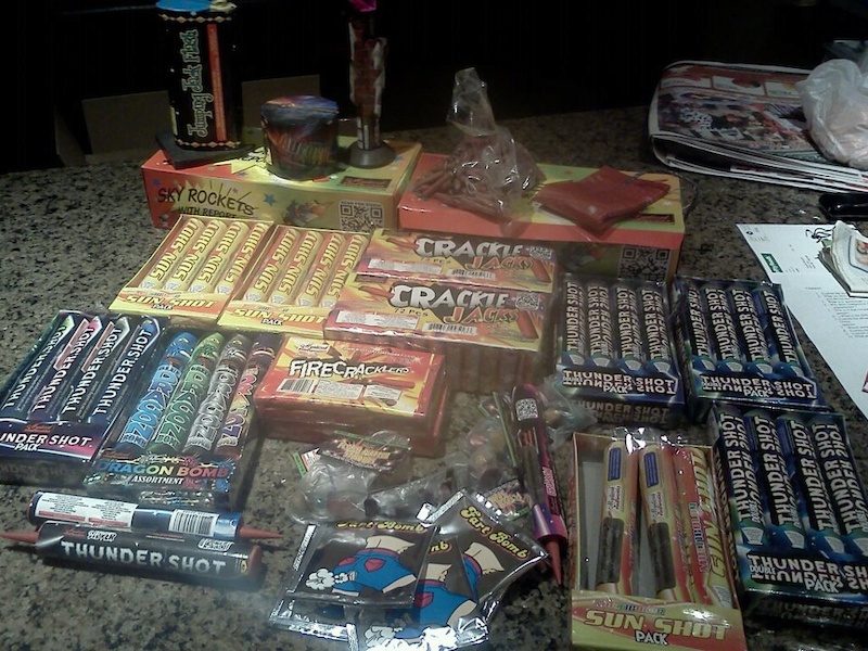 FIREWORKS *CHEAP* SKYROCKETS CRACKLE JACKS SUN SHOTS ETC!!! For Sale