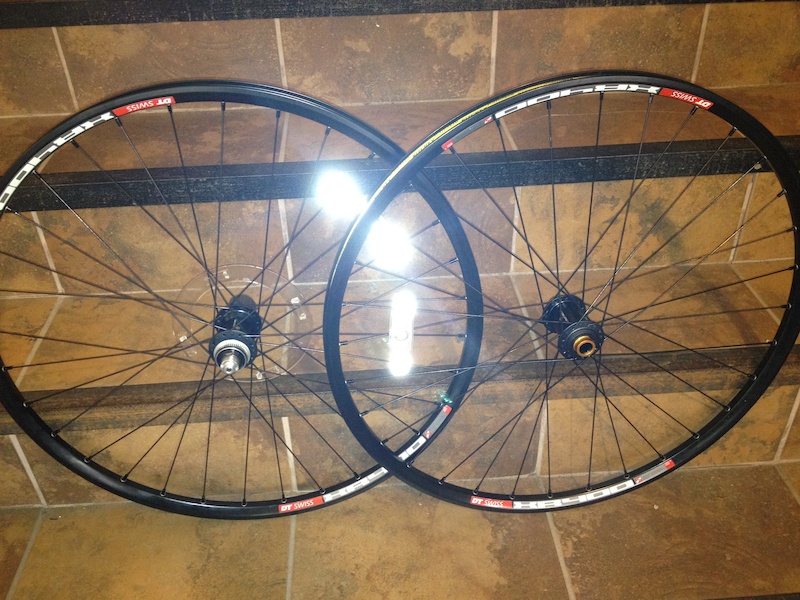 New XTR hubs laced to DT XR400 rims 1530 grams! 26" For Sale