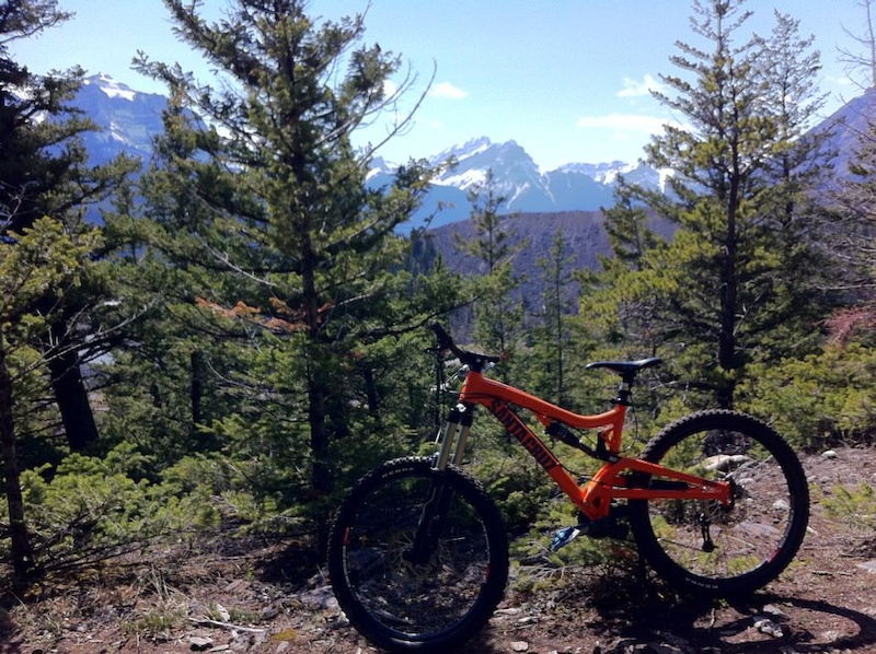 Middle Prospector Mountain Biking Trail - Exshaw, Alberta