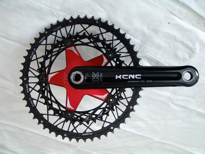 KCNC K-Type Crankset, 175mm, 53/39 For Sale