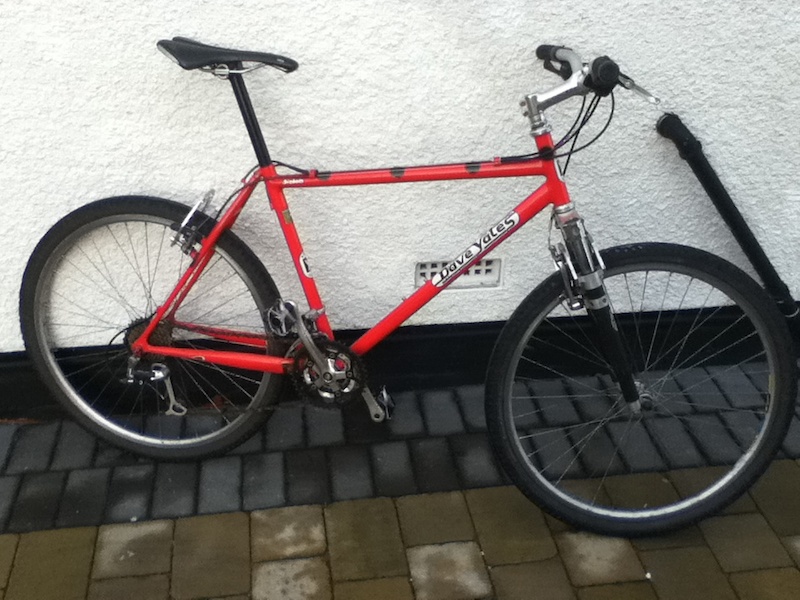 "NOW SPLIT UP"dave yates Diabolo mountain bike, xt m737 gro For Sale