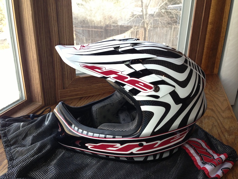 THE One Carbon Helmet - Zebra Graphic For Sale