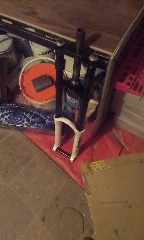 Marzocchi Tripple Drop Off Dual Crown Suspension Forks 170mm For Sale