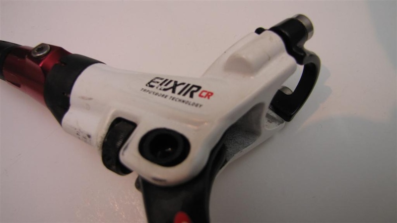 Avid Elixir CR White (Carbon Lever) / Goodridge Hoses For Sale