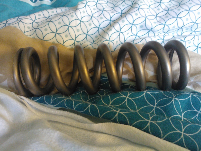 Nukeproof Ti rear shock spring 400 x 3" titanium For Sale